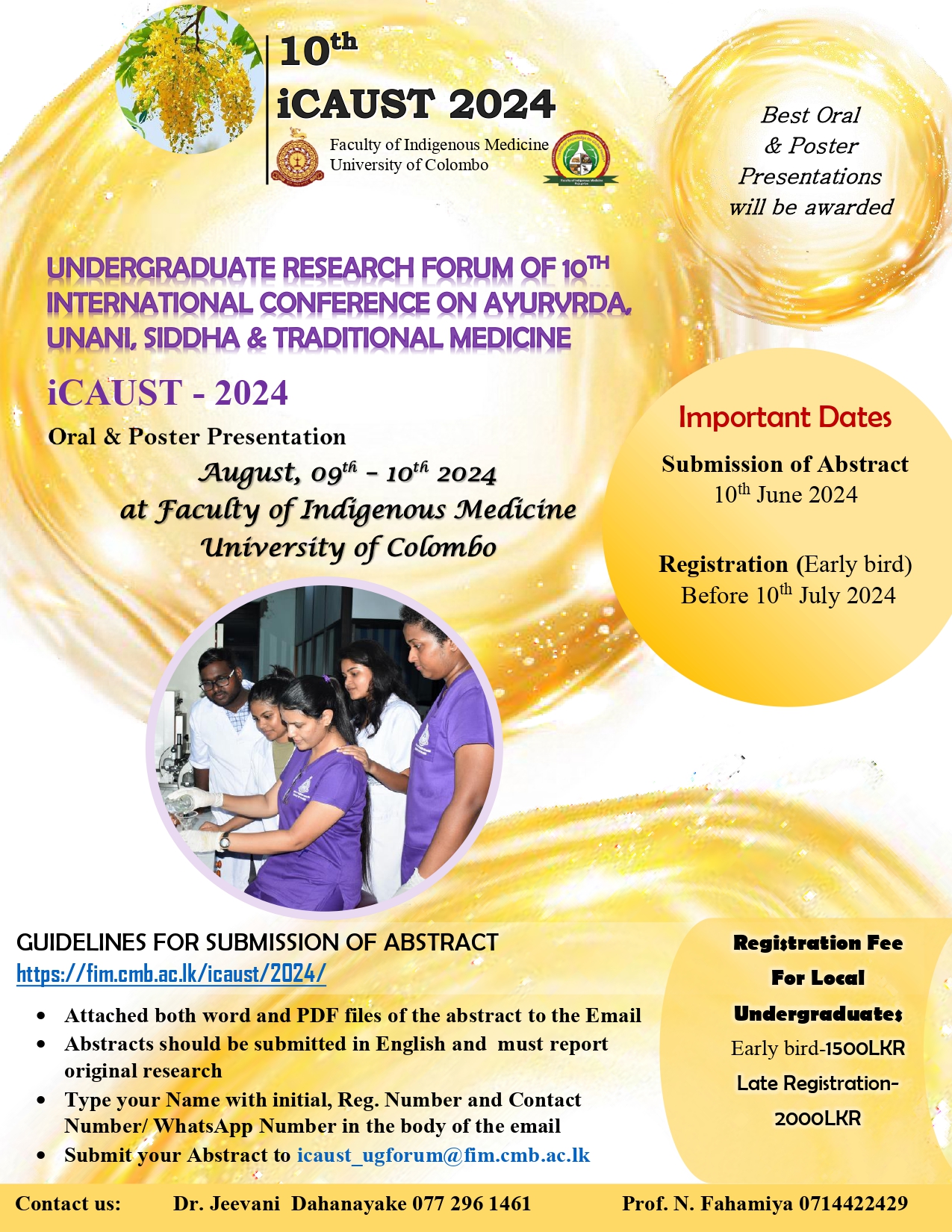 Undergraduate Research Forum of 10th International Conference on ...
