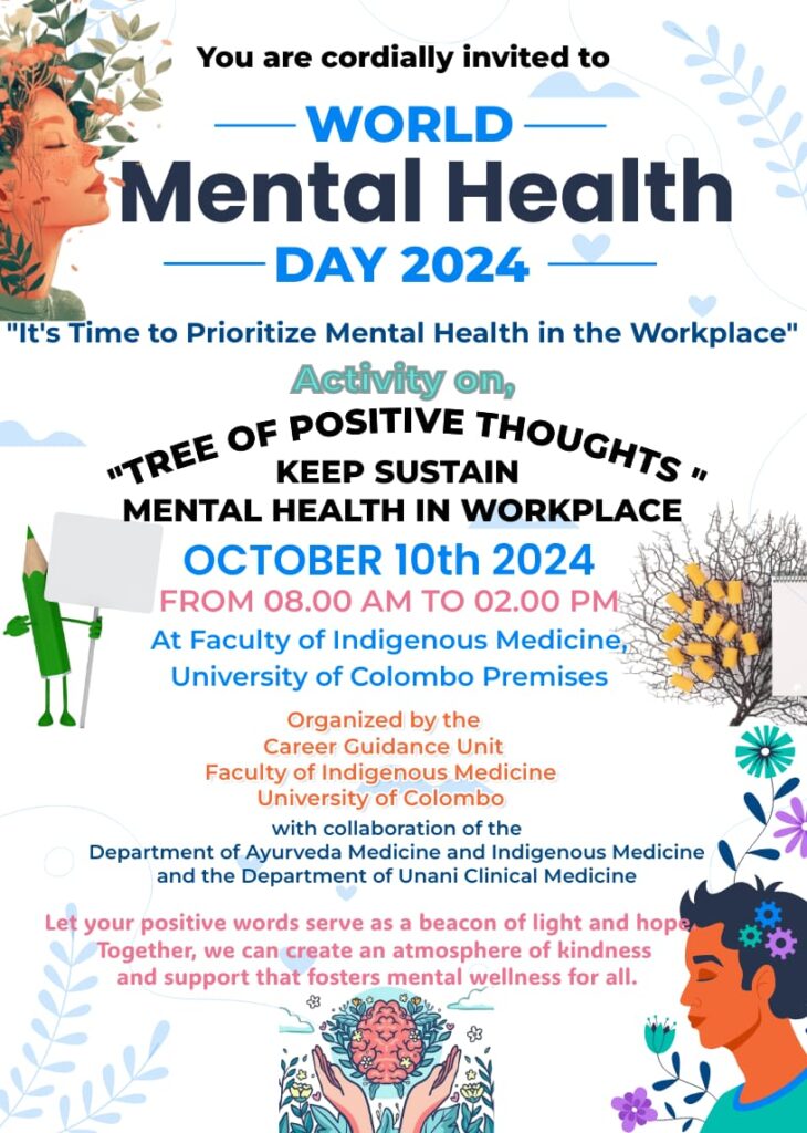 Celebration of World Mental Health Day 2024 | Faculty of Indigenous ...
